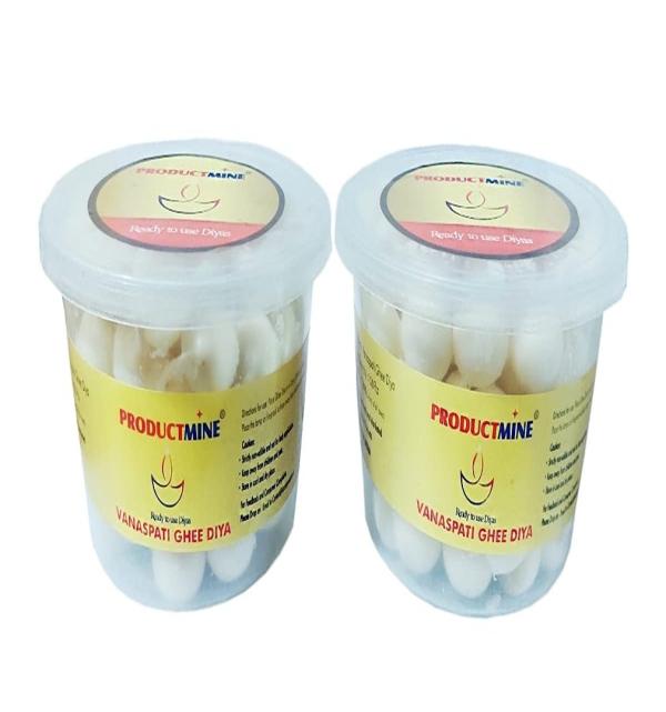 PRODUCTMINE Ghee Diya Batti for Pooja Cotton Wick for Puja and Special ...