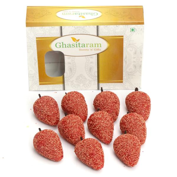 Jaiccha Ghasitaram Sweets-Kaju Litchi 200 gms - JioMart