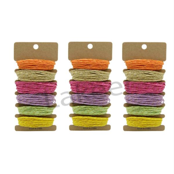 Lakeer Twisted Glitter Paper Rope Thread, Pack of 3, for Arts and ...
