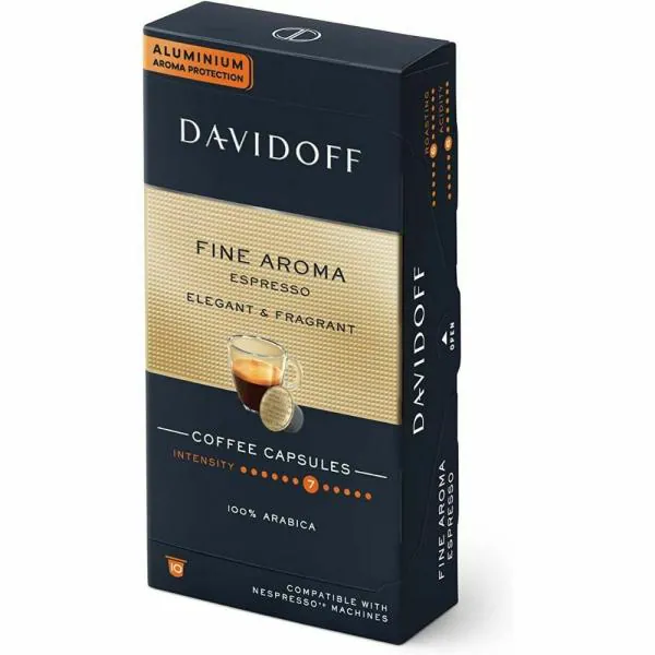 Davidoff Fine Aroma Elegant & Fragrant Coffee Capsules 100% Arabica 5.5 ...