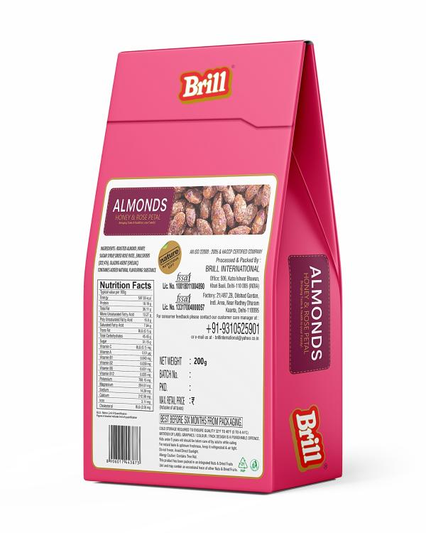 Brill Honey & Rose Petal Almond 200g - JioMart