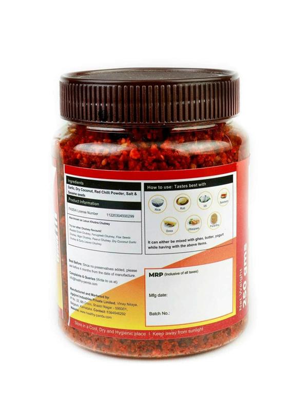 Healthy Panda Hot Garlic Chutney - 250 g (Pack of 2) - JioMart
