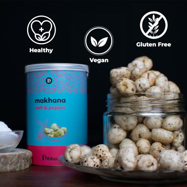 Dibha - Salt & Pepper Makhana - 35g - JioMart