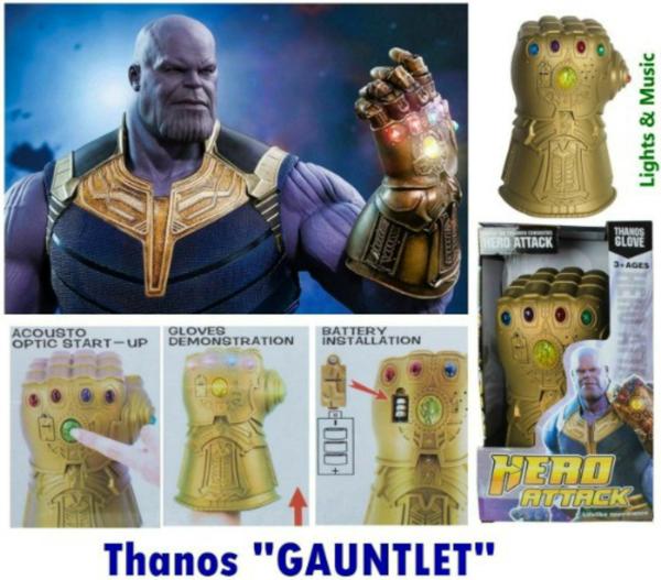 Sanjary Multicolor Plastic Marvel Avengers Thanos Infinity Gauntlet ...