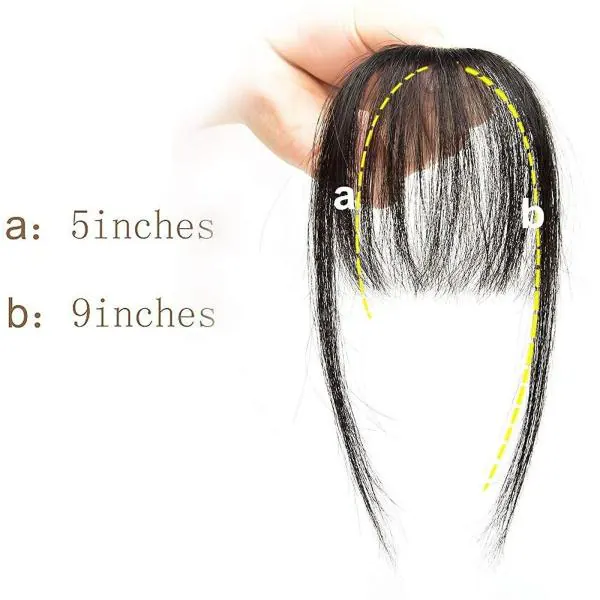 EASYOUNG Bang Fringe Brown Hair Extension () - JioMart