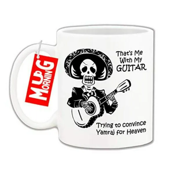 Mug Morning Guitar Mug Guitar Coffee Mug Mug for Guitarist - JioMart
