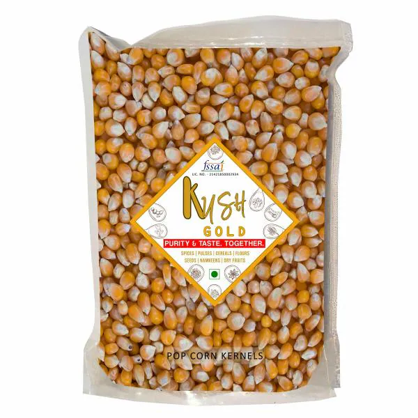 Kush Gold Raw Popcorn Kernel Seeds / Ready to Pop / Maize / Makai (1Kg ...
