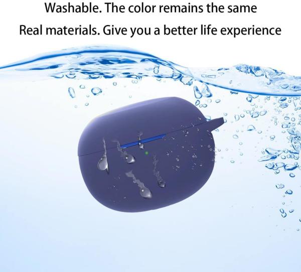 Ragro Kwq 10 Blue Silicone Front And Back Case With Keychain For Boat ...