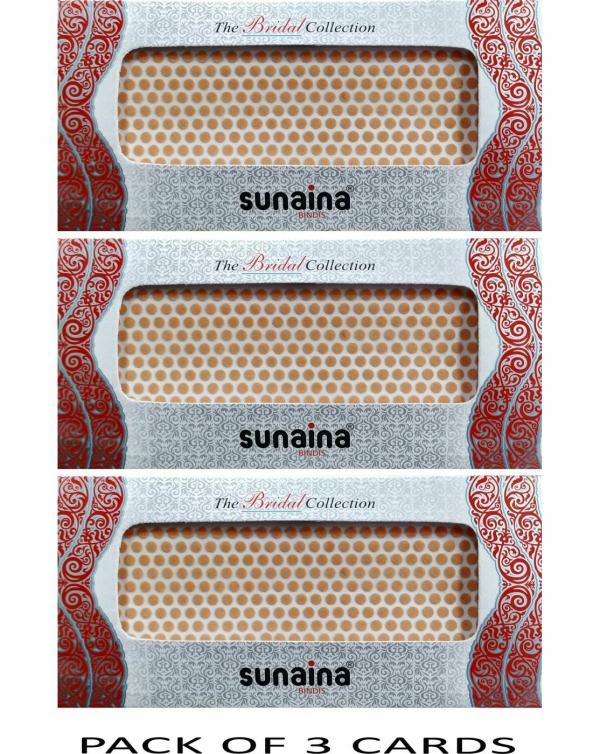 SUNAINA Bridal Collection Forehead Bindi (Pack of 3) - JioMart