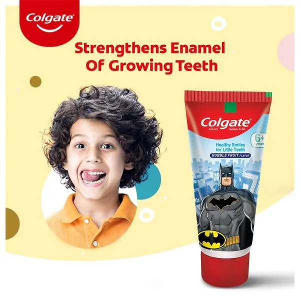 Colgate kids oral care ( for 6+ ) Batman (Bubble Fruit) toothpaste ...