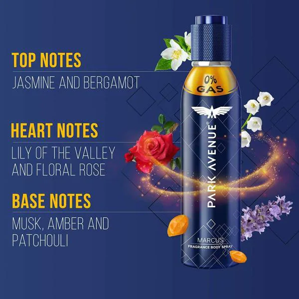 Park Avenue Marcus Perfume Spray Gas Free For Men 150 ml - JioMart