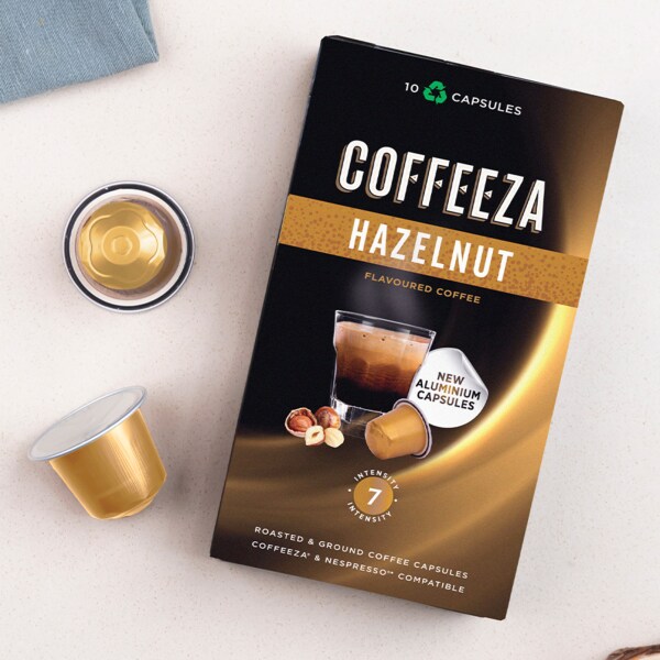 Coffeeza Hazelnut Coffee Capsules - Pack of 10 Capsule - JioMart