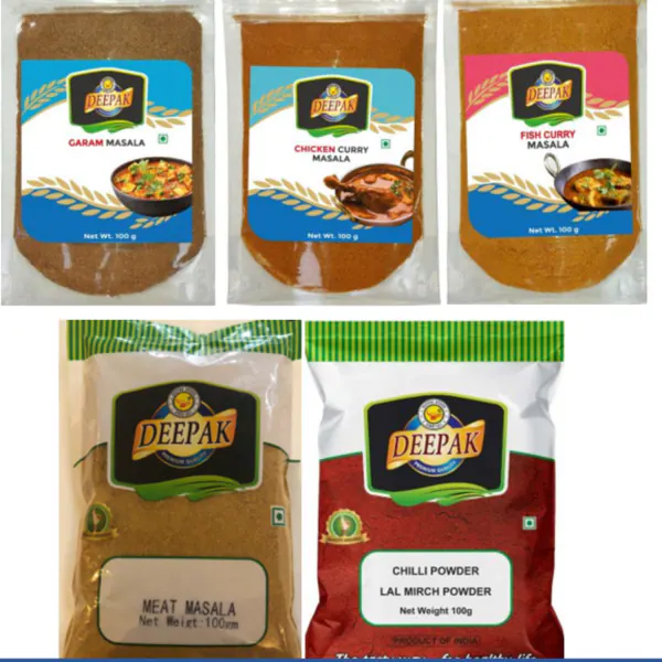 Deepak Brand Garam Masala, Meat Masala, Chicken Masala, Fish Masala ...