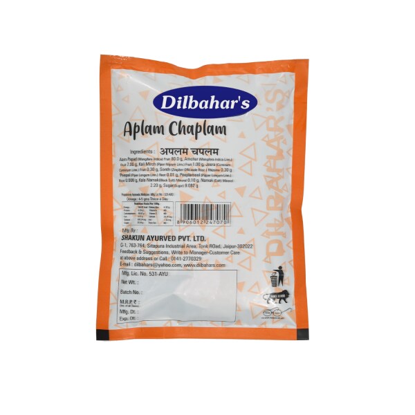 Dilbahars Yummy Digestive Aplam Chaplam 400g Pack of 2 - JioMart