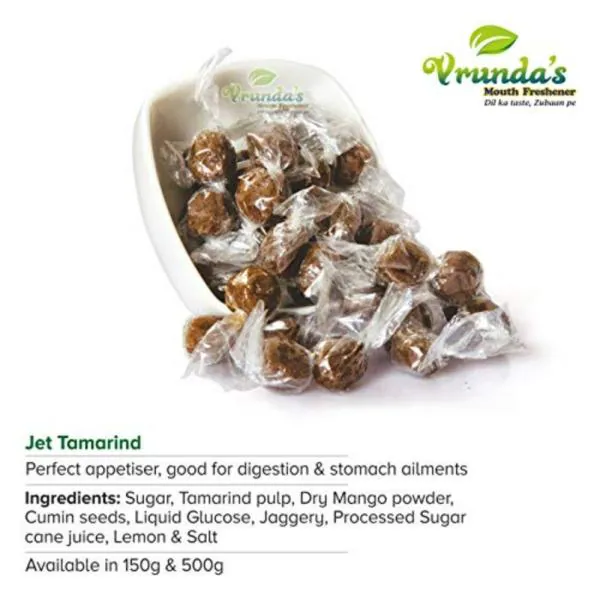 Vrunda's Jet Tamarind Khatti Meethi Chatpati Chulbuli Imli Sweet Sour ...