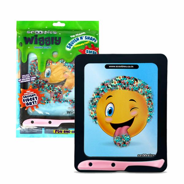 Scoobies Wiggly Doodle Board With Backer Card & Stylus | Squishy Pad ...