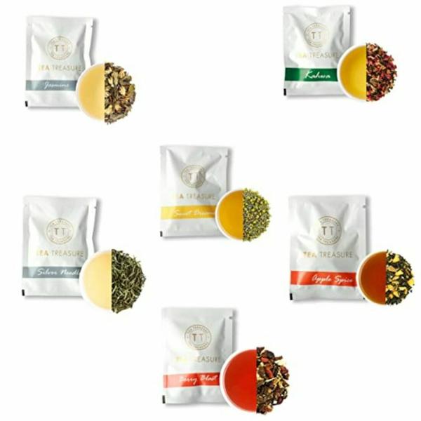 Tea Treasure Tea Chest 60 Pyramid Tea Bags | Perfect Gift Box - JioMart