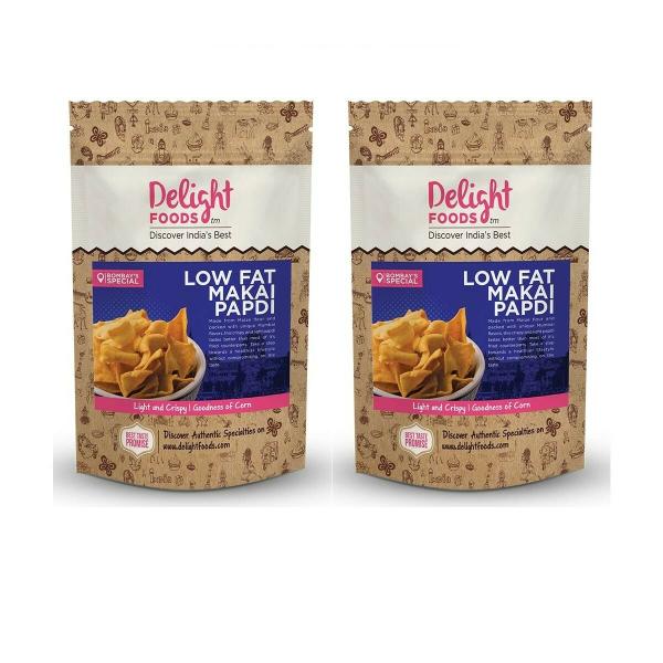 Delight Foods Mumbai Makai Papadi 300g- Healthy Snacks |Pack of two(150gX2) - JioMart