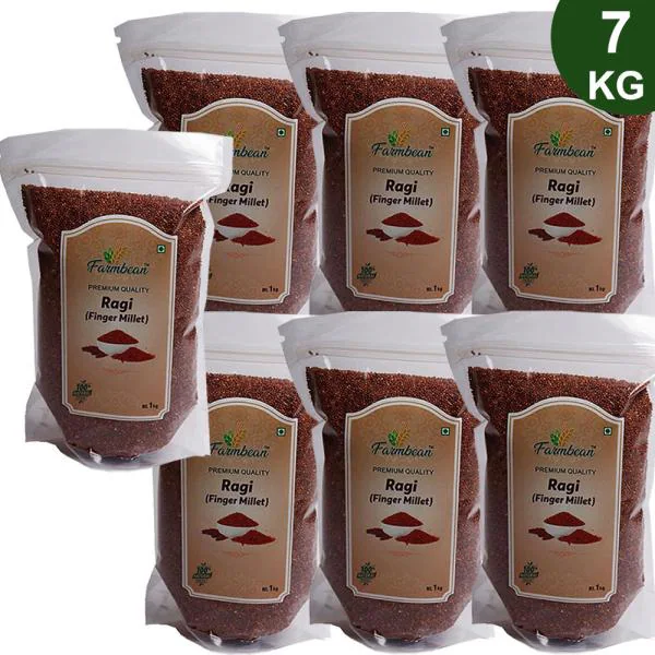 Farmbean Natural Finger Millet | Ragulu | Ragi | Nachani 7 kg - JioMart