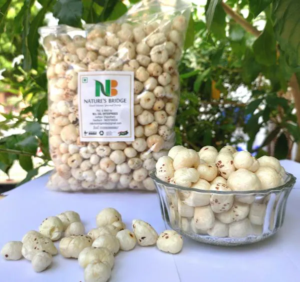 Nature's Bridge Phool Makhana / Makhana -100 gm / Gorgon Nut Puffed ...