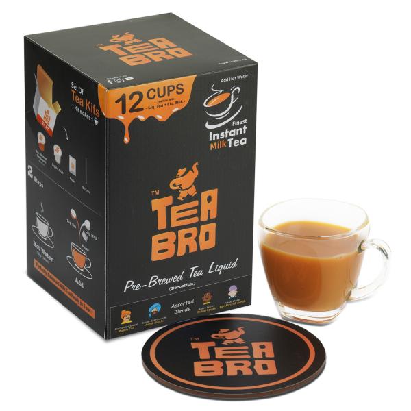 TEA BRO, Instant Milk Tea (Assorted Box - 4 Flavours) | Assorted Box ...