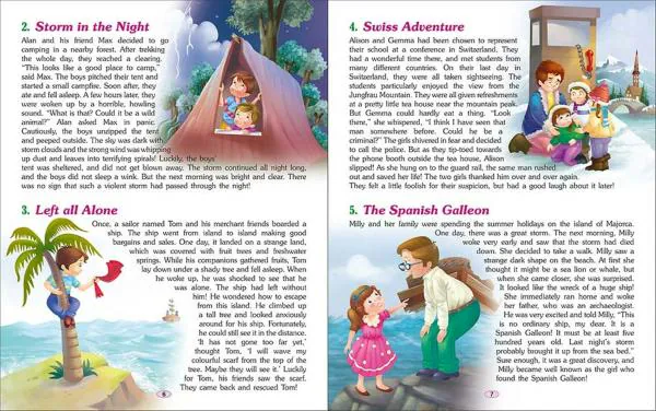 Set Of 2 Story Books, World Famous Bravery Tales & Adventure Stories ...