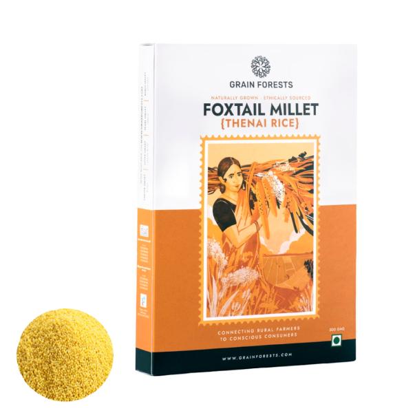 Grain Forests Organic Foxtail Millet ,500g ( Thinai | Kangni | Navane ...