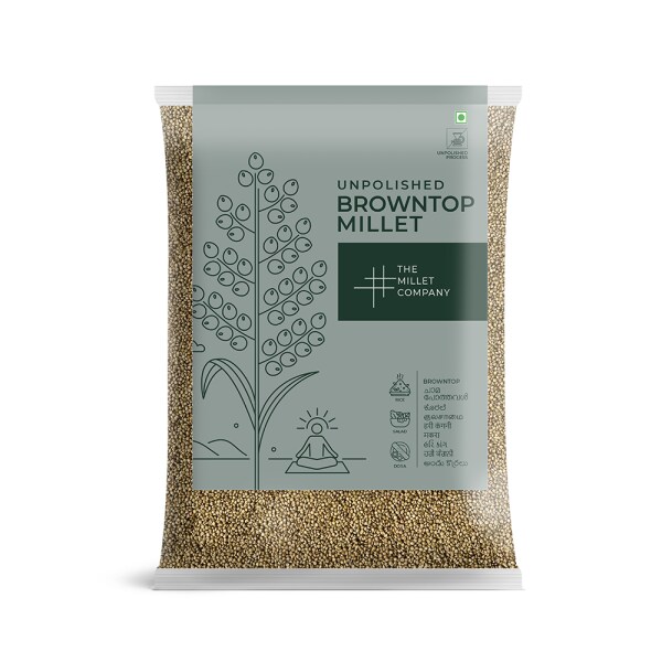 The Millet Company Unpolished Browntop Millet 500g - JioMart