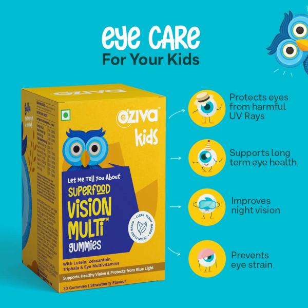 Oziva Kids Vision Multi Gummies - 300 Gummy - JioMart