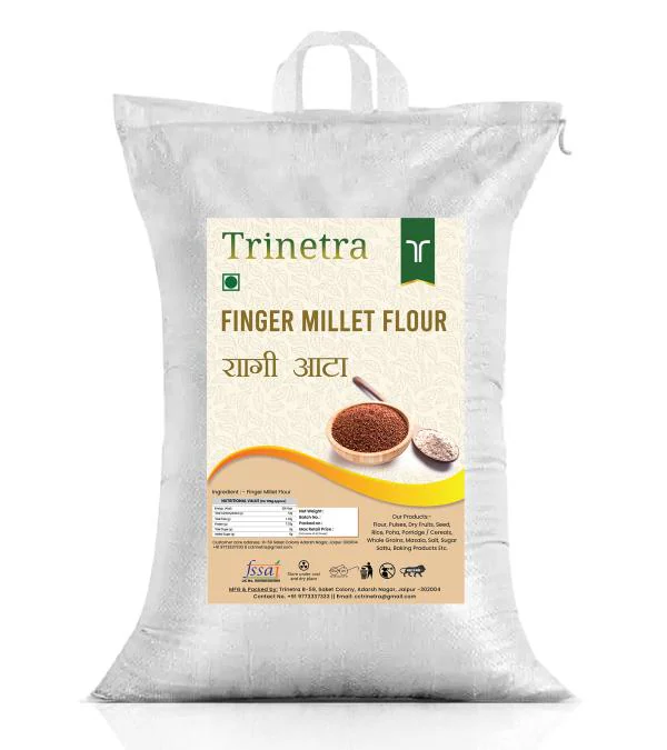 Trinetra Ragi Atta 10Kg (Packing) Finger Millet Flour / Ragi Flour ...