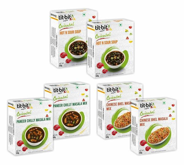 Tit-Bit[ Regular] Hot n Sour Soup/ Paneer Chilly Masala/Chinese Bhel ...