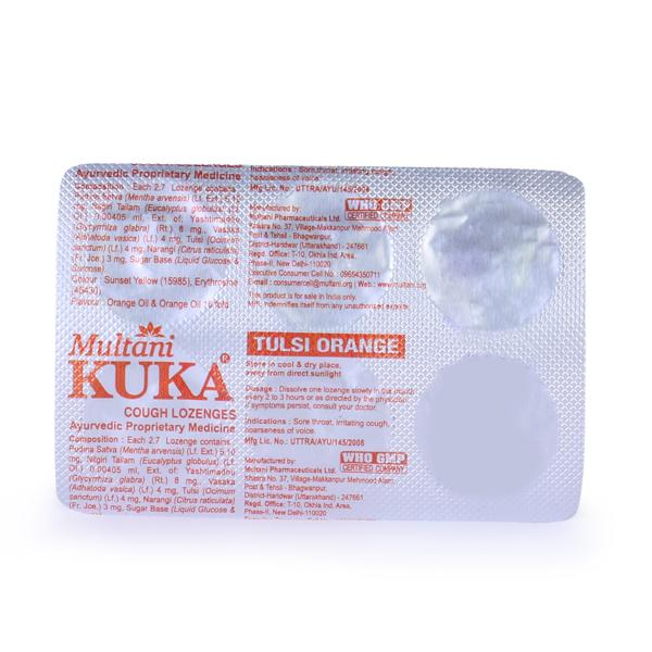 Multani Kuka Cough Lozenges For Cough Relief Tablets| 3 Pack| 108 Drops ...