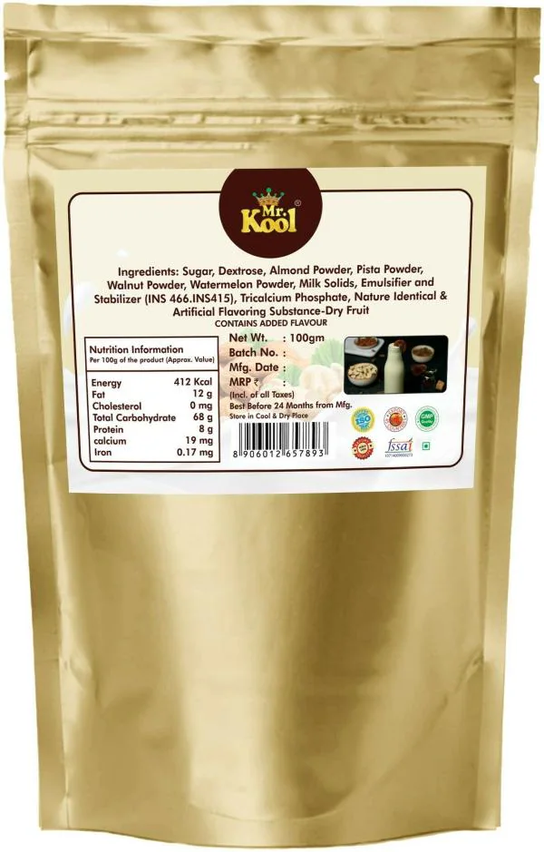 Mr.Kool Special Dry Fruit (Almond, Pista, Walnut, Watermelon Powder ...