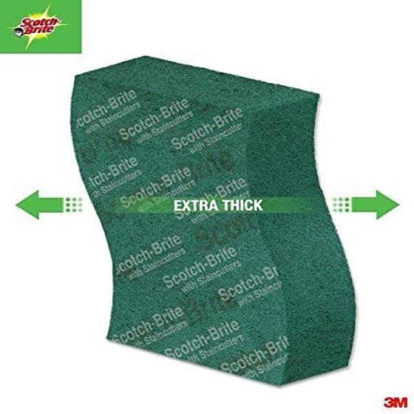 Scotch-Brite Fibre Thick Pad Small (Multicolour, Pack of 10) - JioMart
