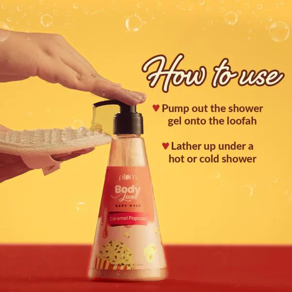 Plum BodyLovin’ Caramel Popcorn Body Wash|240ml|B1G1 - JioMart