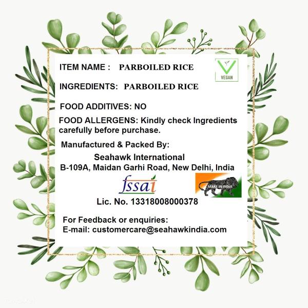 Classic Harvest Authentic Parboiled Basmati Rice ( Usna Rice / Sidho ...