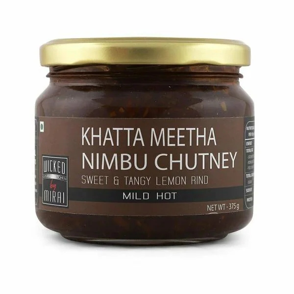 WICKED GOURMET KITCHEN by MIRAI Khatta Meetha Nimbu Chutney (Lemon ...