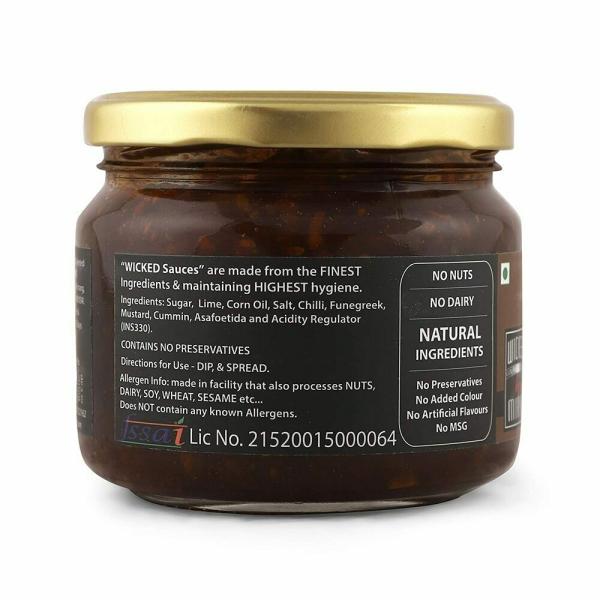 WICKED GOURMET KITCHEN by MIRAI Khatta Meetha Nimbu Chutney (Lemon ...