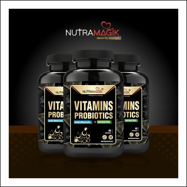 Nutramagik Multivitamin Multi-mineral, Antioxidant, and Probiotics with ...