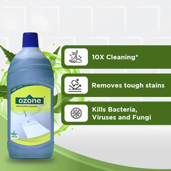 Ozone Fresh Multi Floor Cleaner- Neem 1L - JioMart