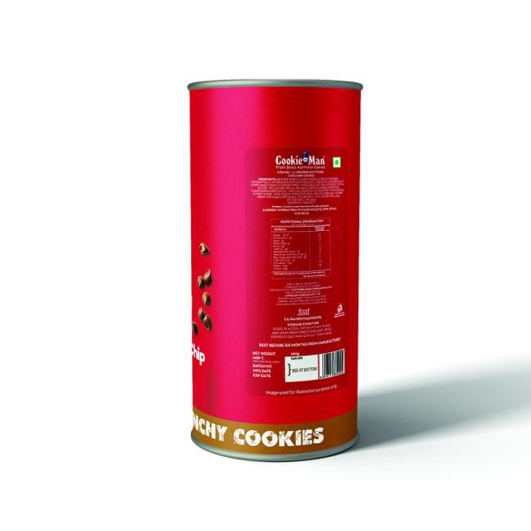 Cookieman Choco Chip Cookies - 200g Canister - JioMart