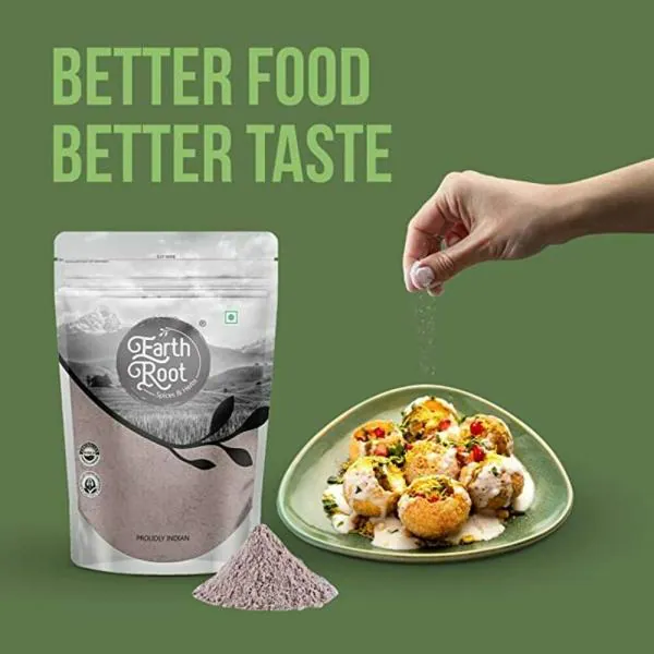 EarthRoot Black Salt, Kala Namak, Powder 500gm - JioMart