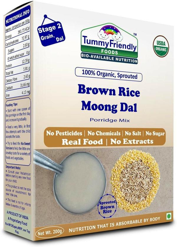 TummyFriendly Foods USDA Certified 100% Organic Sprouted Brown Rice ...