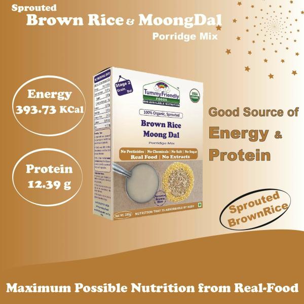 TummyFriendly Foods USDA Certified 100% Organic Sprouted Brown Rice ...