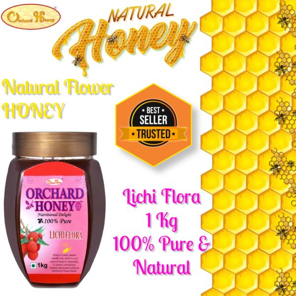 Orchard Honey|Litchi Flora|100% Pure & |Natural|Original|No Additives ...