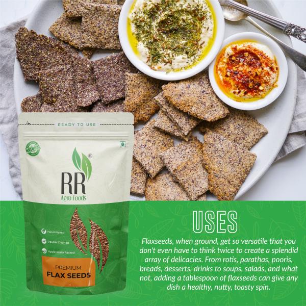 RR AGRO FOODS Flax Seeds For Weight Loss | Diet Food | Healthy Snacks ...