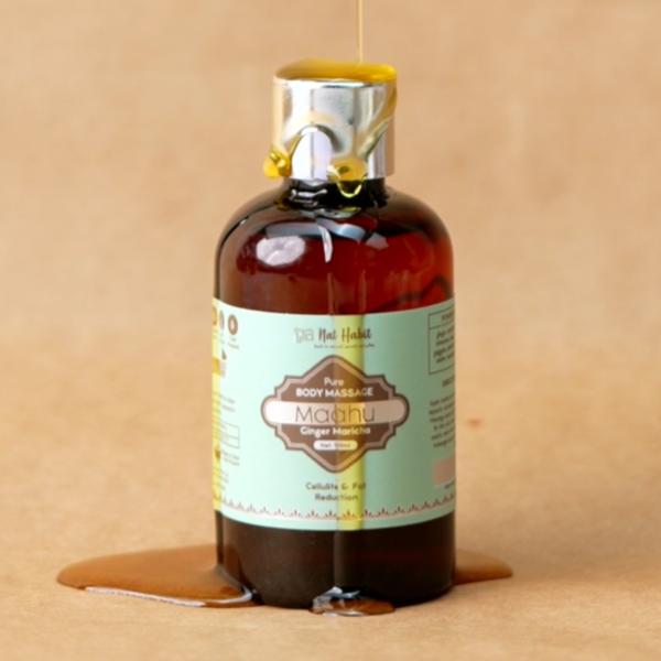 Nat Habit Pure Ginger Maricha Maahu Ayurvedic Body Massage Oil| Helps ...
