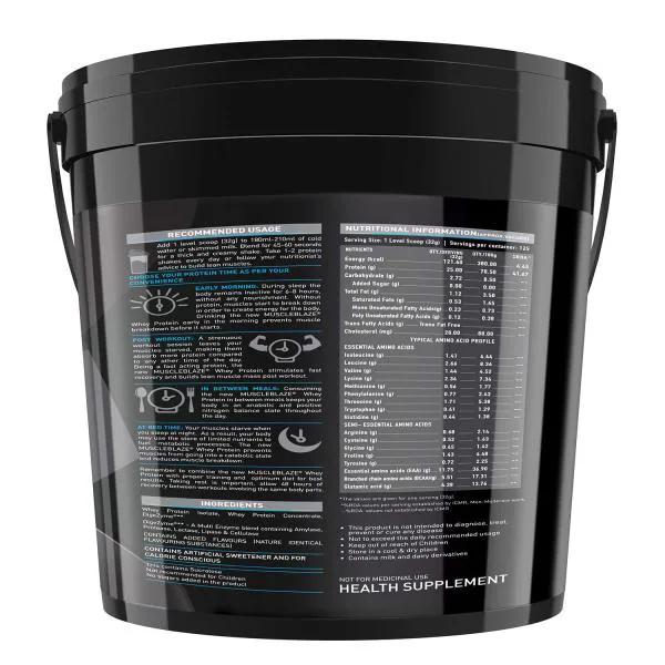 MuscleBlaze 100% Whey Protein, Ultra Premium Blend with Whey Protein ...