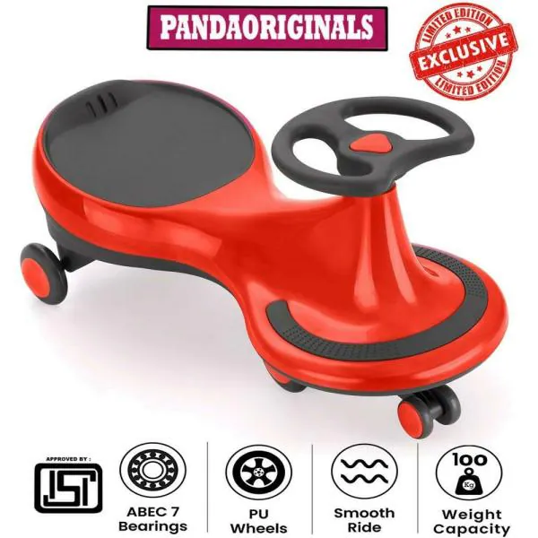 Pandaoriginals Black And Red Plastic Non Electric Smooth Ride Plasma ...