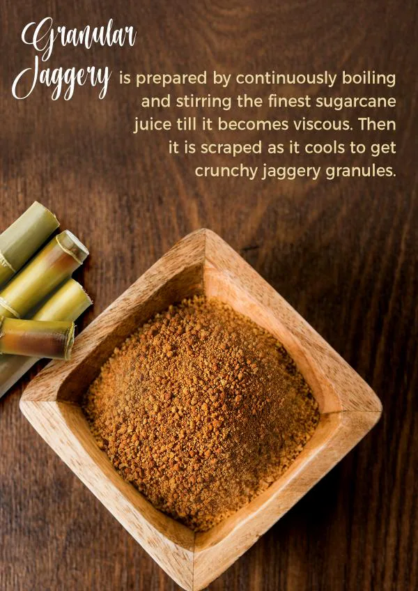 Granular Jaggery | Sugarcane Jaggery | Pure, Natural, Preservative Free ...